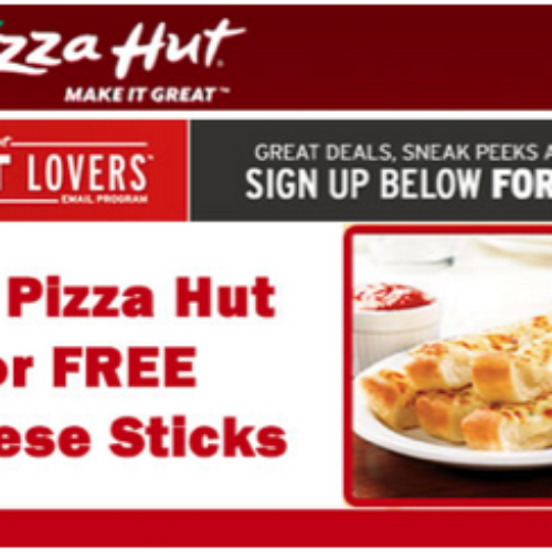 Pizza Hut Free Cheese Sticks Free 4 Seniors