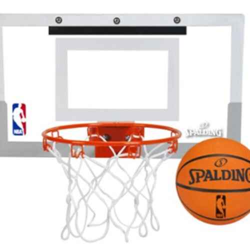 Spalding NBA Slam Jam Over-The-Door Mini Basketball Hoop Only $25.00 ...